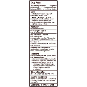 A+D Diaper Rash Ointment & Skin Protectant, Original 4 oz ( Pack of 3)