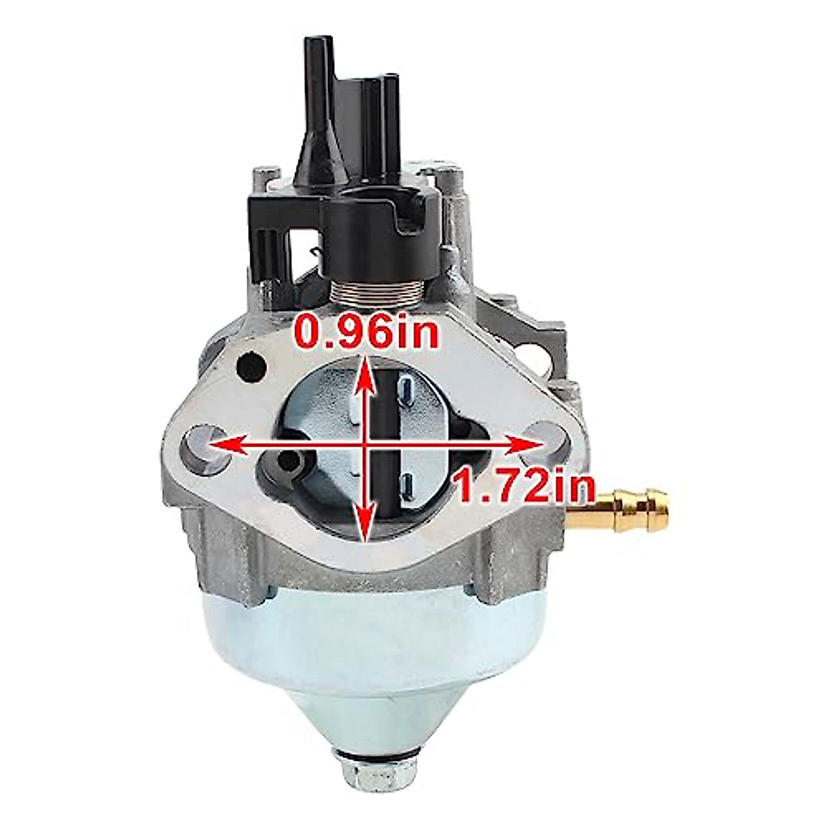 CARBBIA 16100-Z8B-901 Carburetor Compatible with Honda Fits Specific GCV160LA0 GCV160LA1 Engines HRR216K10 HRR216K11 HRR216K9 HRS216K5 HRS216K6 HRS216K7 Lawnmowers Shut Off Valves Choke Control