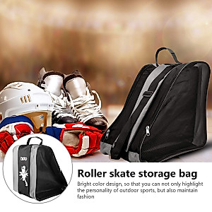 WINOMO Ice Skate Bag Ice Roller Skating Carrying Bag Inline Skating Bag Figure Skate Bag Skates Tote Bags Skating Accessories