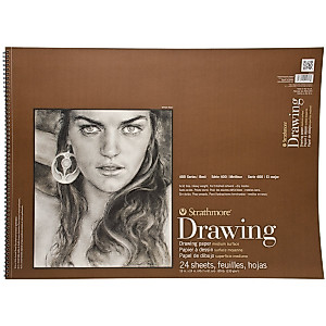 Strathmore 400-8 400 Series Drawing Pad, 18"x24", Ivory/Cream, 24 Sheets