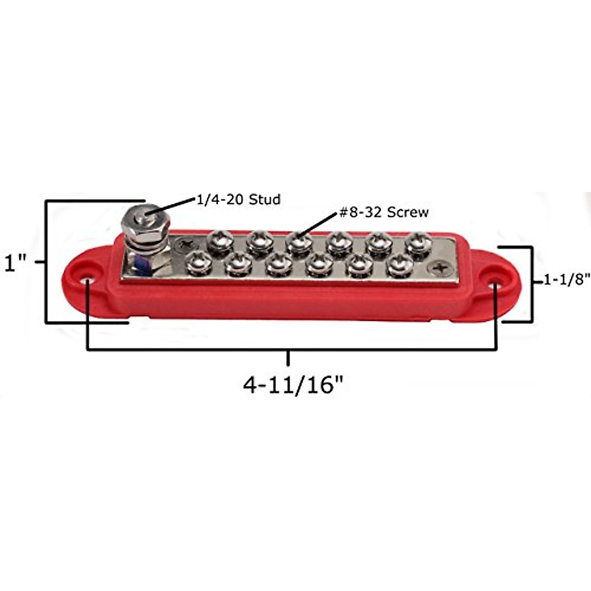 Fastronix 12 Terminal Power and Ground Distribution Block Kit