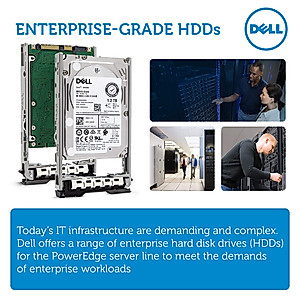 Dell 400-AJPD 1.2TB 10K SAS 12G 2.5” | 0G2G54 ST1200MM0099 Exos 10E2400 | PowerEdge HDD Enterprise Hard Drive in 13G Tray Bundle with Compatily Screwdriver Compatible with 463-7475 89D42 R730 T310
