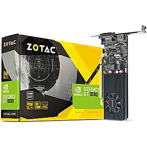 Zotac ZT-P10300A-10L NVIDIA GeForce GT 1030 2GB GDDR5 DVI/HDMI PCI-Express Video Card