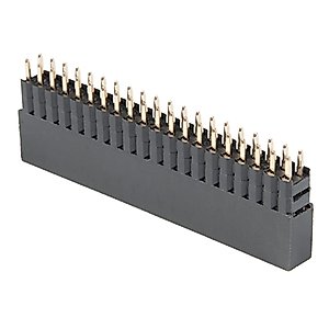 Uniquers 2x20-pin 0.1" Female Extra Tall GPIO Stacking Header Compatible with Raspberry Pi A+/B+/Pi 2/Pi 3 (Pack of 2)
