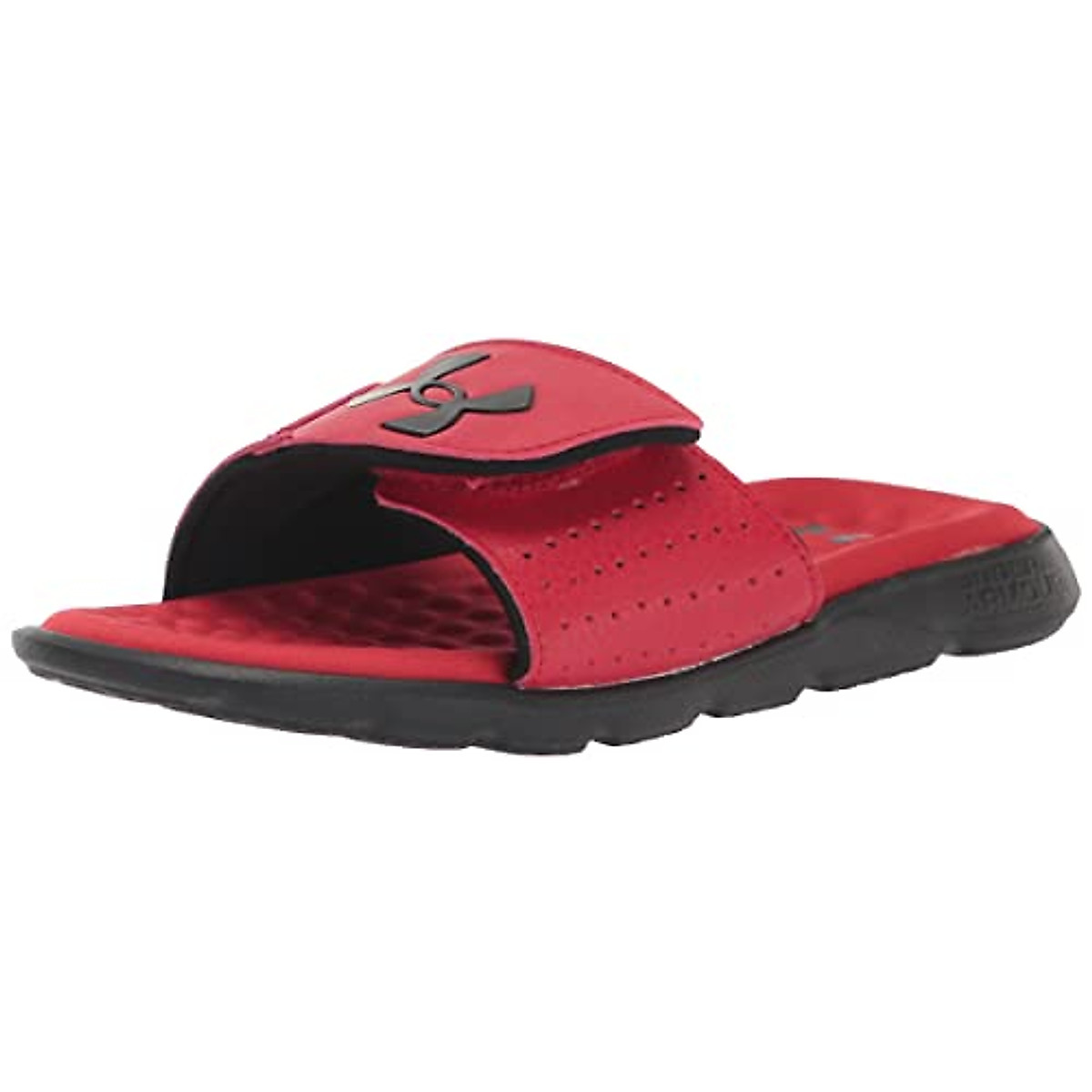 Under Armour boys Ignite Pro Slide Sandal, (600) Red/Black/Black, 12 Little Kid US