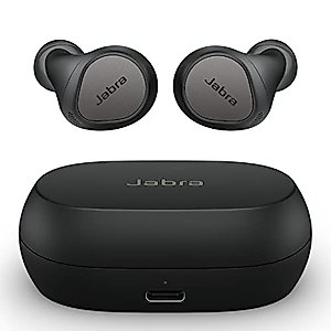 Jabra Elite 7 Pro in Ear Bluetooth Earbuds - Adjustable Active Noise Cancellation True Wireless Buds in a Compact Design MultiSensor Voice Technology for Clear Calls - Titanium Black