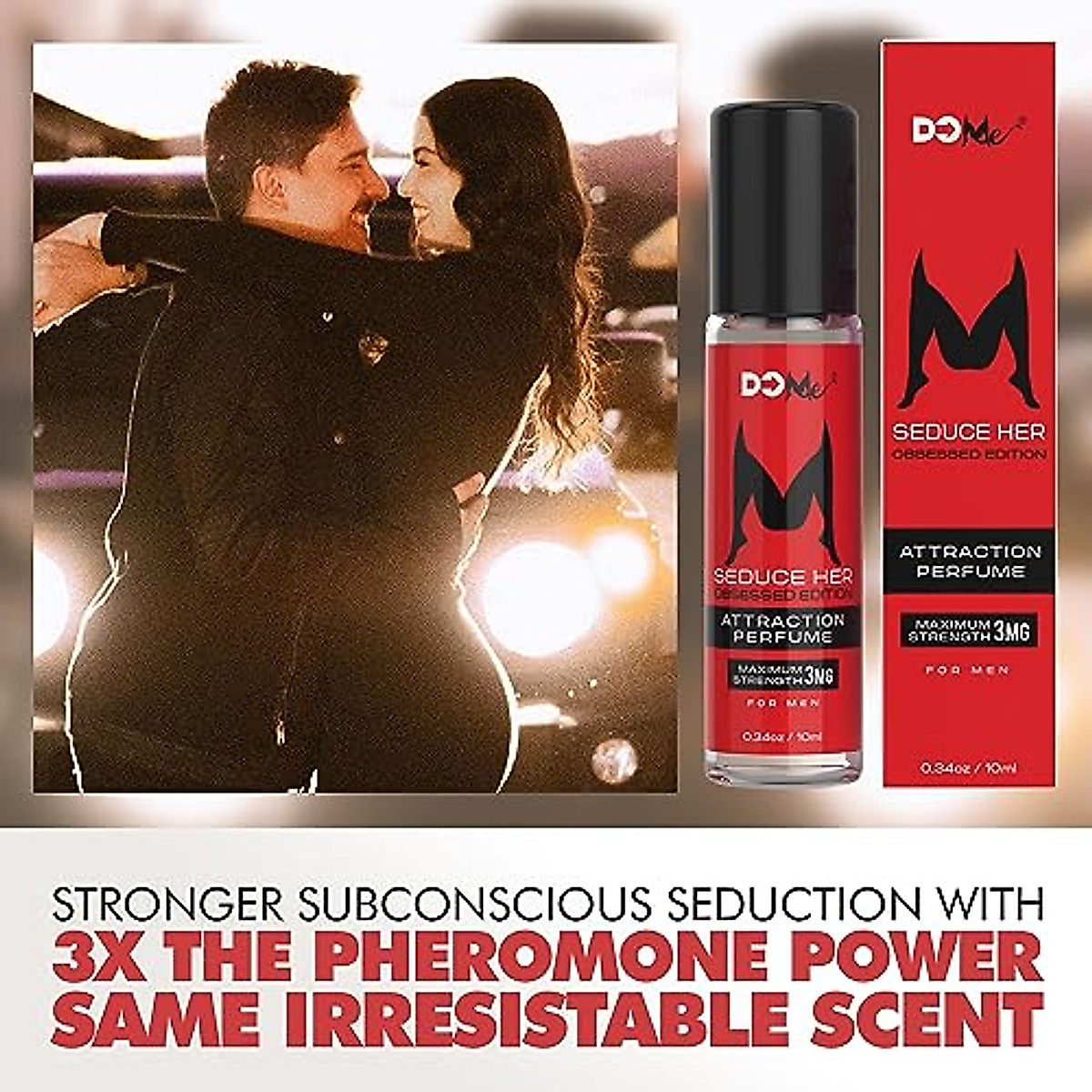 Do Me Seduce Her Obsessed Pheromone Cologne For Men - Pheromone Perfume Oil - Men’s Cologne With Extra Strength Pheromones - 0.34 oz (10 mL)