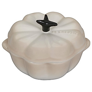 Le Creuset Petite Pumpkin Cocotte, 12 oz, Meringue