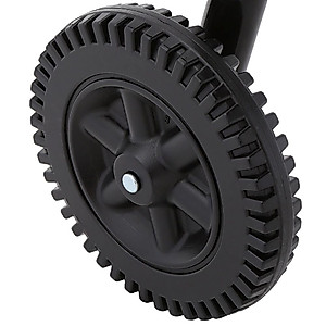 Americana Swinger Charcoal Grill with One Side Table, Red