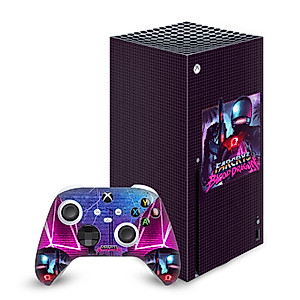 Head Case Designs Officially Licensed Far Cry 3 Blood Dragon Key Art Omega Vinyl Sticker Gaming Skin Decal Cover Compatible With Xbox Series X Console and Controller Bundle
