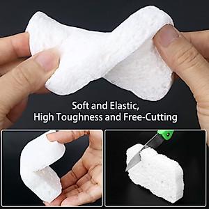 YTLX 6pcs Premium Heavy-Duty Household Cleaning Sponges Scratch-Free, Multi-Purpose Dish Scrub Sponges Reusable for Home Kitchen Cookware Bathroom, Safe Healthy Scrubbing Sponges Durable