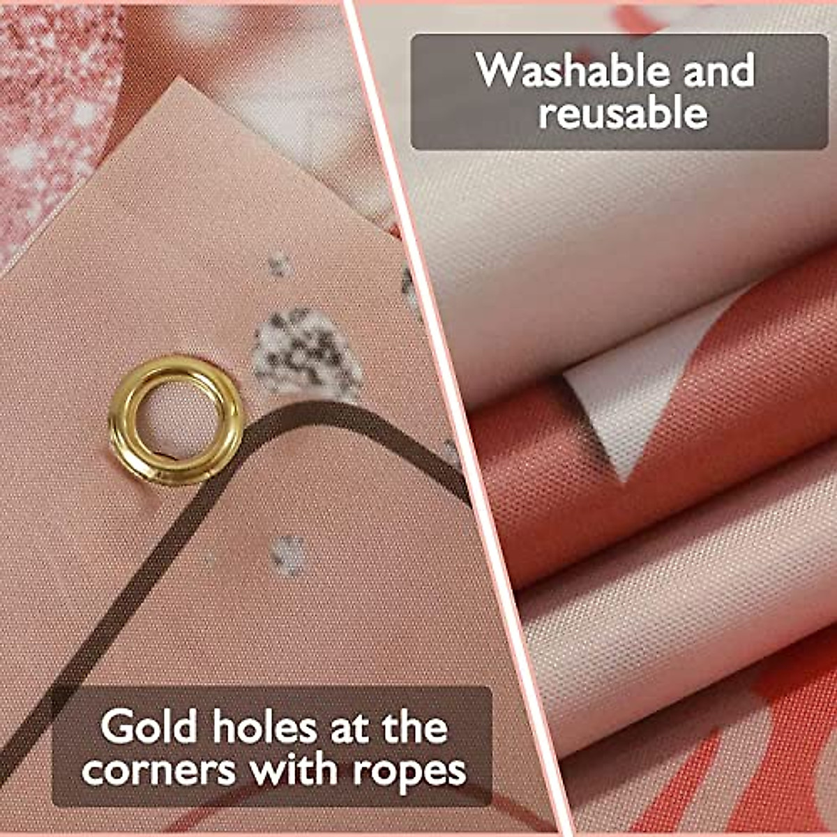 DARUNAXY Rose Gold Back in 1993 Banner, Happy 30th Birthday Party Decorations 30 Year Old Backdrop Party Supplies Pink and Gold Vintage 1993 Birthday Poster for Girls Photography Background for Women