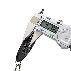 Swatom Dog Paw Keychain Bottle Opener Beer Opener Tool, Key Tag Chain Ring, 6 Piece