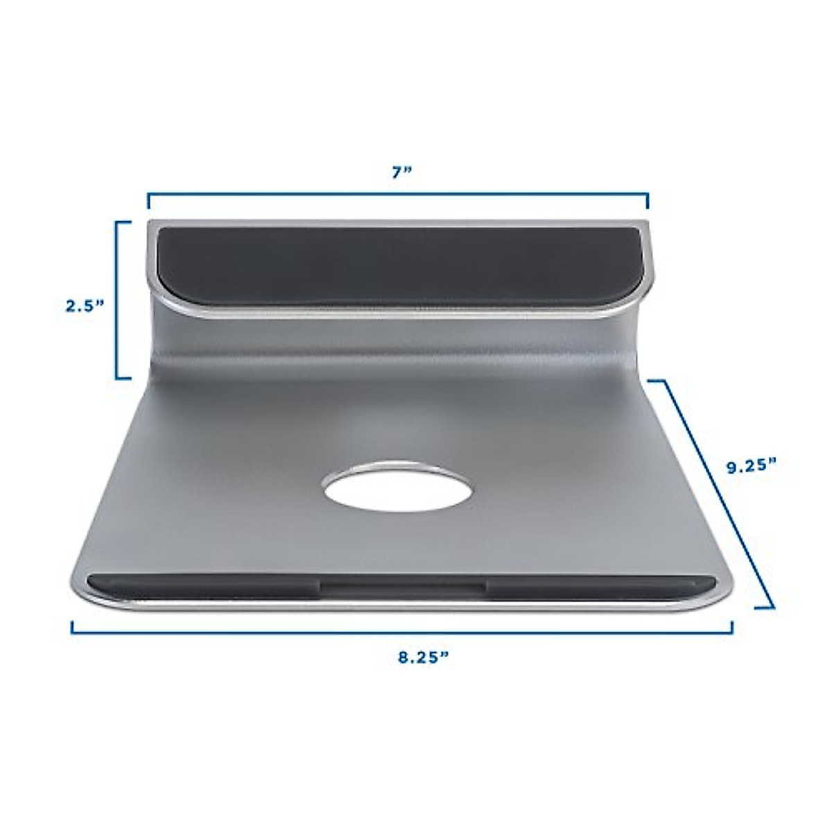 Mount-It! Tilted Laptop Riser for MacBook and iPad Pro - Ergonomic Laptop and Tablet Wedge - Laptop Cooling Stand for MacBook, MacBook Pro, Chromebook, iPad Pro, Drawing Tablets with 11"-15" Screens