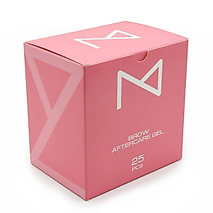 M - PACK OF 25 Brow Eyebrows Aftercare Gel Ointment For Microblading, Powder Brows & Permanent Make Up Procedure - Anti-Inflammatory, Better Pigment Retention 10g/0.34 fl oz