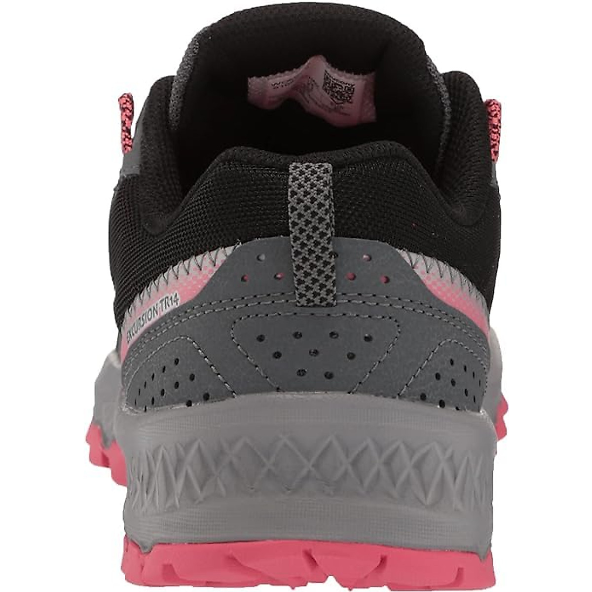 Saucony Women's Excursion TR14 Running Shoe, Charcoal/Coral, 8.5 W US