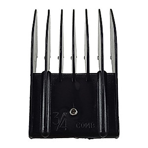 Miaco 3/4" #6 Universal Clipper Guide Comb fits Oster Classic 76, A5, Andis AG, BG, Wahl, etc.
