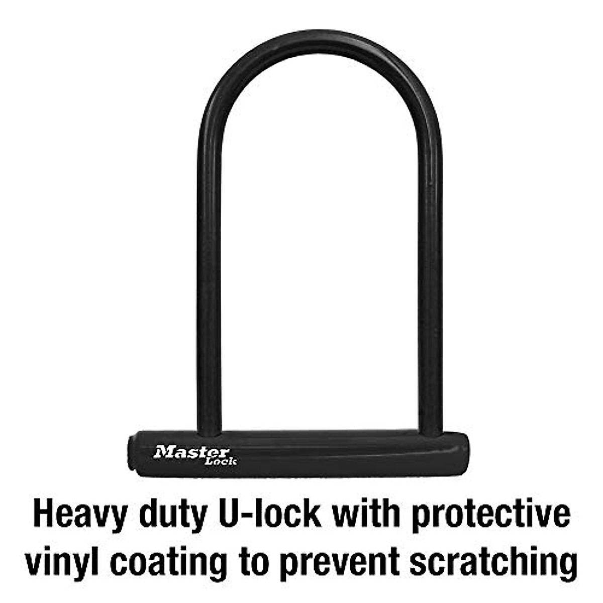 Master Lock 8170D, 6-1/8 inch U-Lock, Black