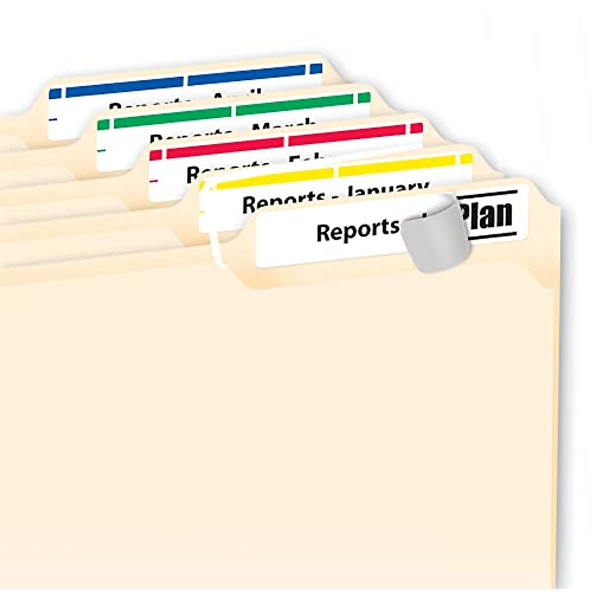 Avery Color File Folder Labels - 750 Pack for Easy Organization