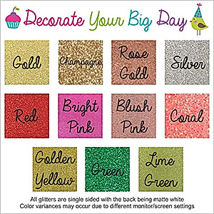 Personalized 2023 Graduation Cap Glitter Paper Party Cake Topper