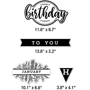 Carson Dellosa 62-Piece Farmhouse Classroom Birthday Calendar Bulletin Board Set, Classroom Birthday Chart With Happy Birthday Banner, Bulletin Board Cutouts, Farmhouse Classroom Decor