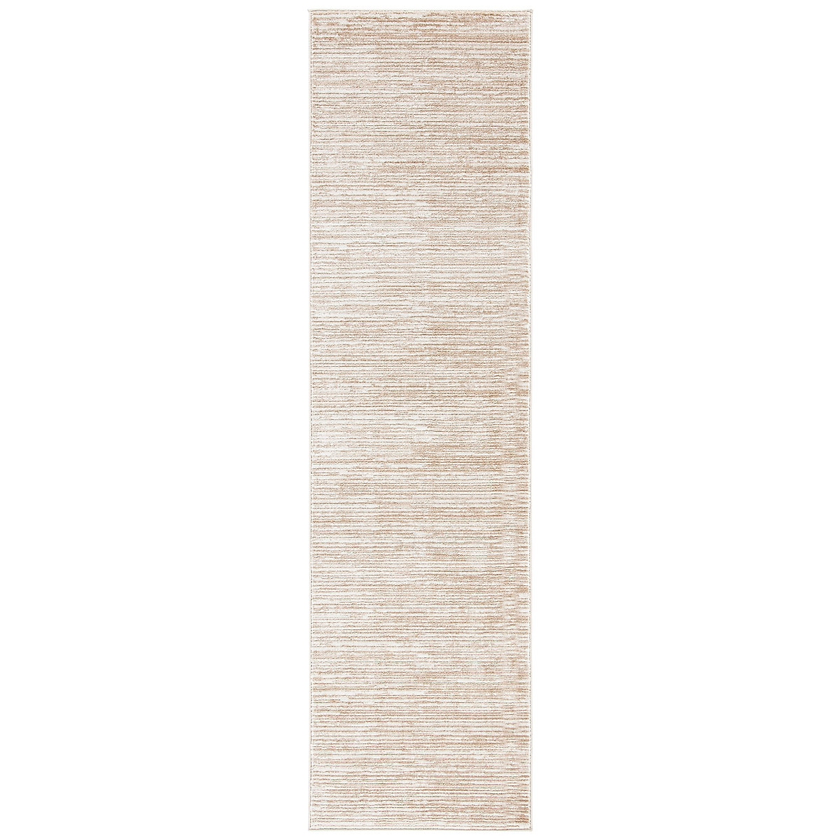SAFAVIEH Vision Collection Runner Rug - 2'2" x 12', Creme, Modern Ombre Tonal Chic Design, Non-Shedding & Easy Care, Ideal for High Traffic Areas in Living Room, Bedroom (VSN606F)