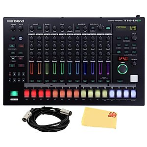 Roland TR-8S Aria Rhythm Machine Bundle with MIDI Cable and Austin Bazaar Polishing Cloth