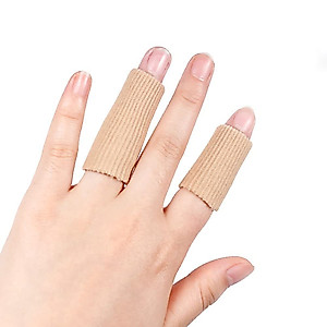 6 Pack Toe Tubes, Toe Cushion Tube, Toe Tubes Sleeves for Relief Toe Pressure, Soft Gel Corn Pad Protector, Cuttable Toe Tubes Sleeves for Toes, Fingers, Corns, Calluses (6)