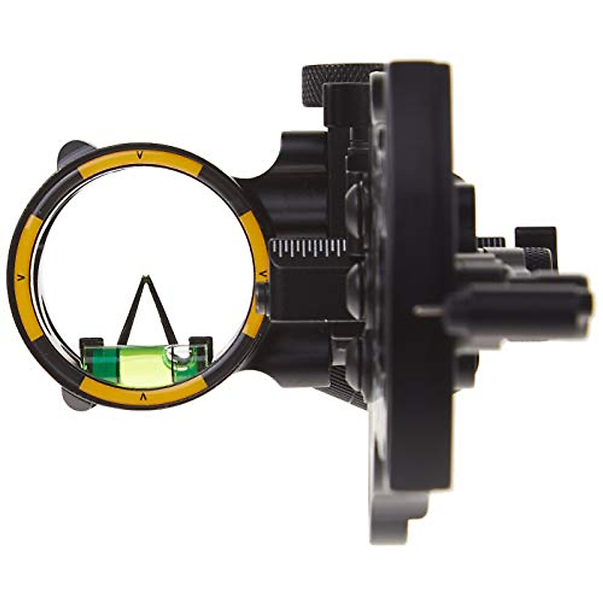 Trophy Ridge Alpha Slide Archery Bow Sight - A-Shaped .019” Single Pin Sight for Unbeatable Visibility, Right Hand