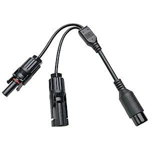 ALLWEI Solar Extension Cable with Female and Male Connector, Suitable for ALLWEI 1200W/2000W Power Station(27CM/0.9FT)