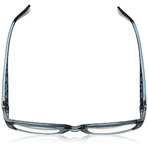 Foster Grant Women's Posh Rectangular Reading Glasses, Blue/Transparent, 52 mm, 1.50