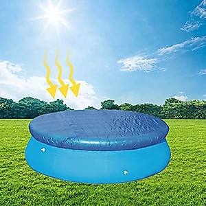 Round Pool Cover, Solar Covers for Above Ground Pools, Dust Pool Cover ...