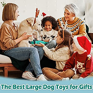 ADSDIA Large Dog Chew Toys/Tough Durable Dogs Chew Toys/Indestructible Dog Toys/Dog Toys for Aggressive Chewers/Interactive Dog Toys Gift for Medium Dog Large Dogs Breed,Heavy Duty Dog