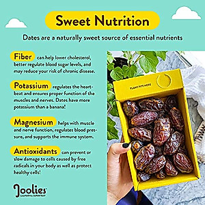 Joolies Organic Whole Medjool Dates | "Ugglies" 4.4 Pound Bulk Box | Fresh California Grown Fruit | Vegan, Gluten-Free, Paleo, No Sugar Added | Perfect Holiday Gift for Friends & Family