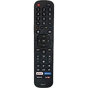 Universal Remote Control for Hisense TV Remote LED ULED LCD UHD HDTV 4K Android Smart TV with Netflix, Amazon, Vudu, You Tube Button