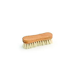 BRUSH FACE WHITE GOAT HAIR