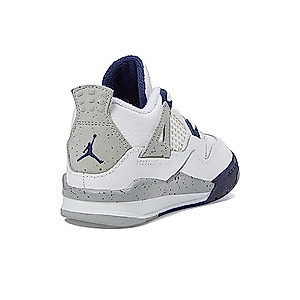 Jordan Air Jordan 4 Retro (Big Kid) White/Midnight Navy/Light Smoke Grey 6.5 Big Kid M