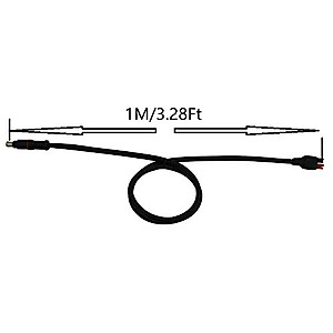 DC 8mm Cable Works DC7909 with Anderson Solar Panel Connector Perfectly Compatible with Jackery MAXOAK Portable Power Station Solar Port