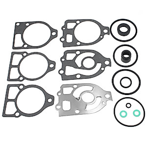 GHmarine 89984T5 Water Pump Impeller Kit for Mercury MerCruiser MC-1 R MR and Alpha One 65-225 HP 2-Stroke Outboard 47-89984Q5 Sierra 18-3217