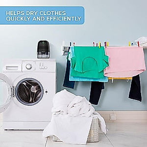 MONHOUSE Dehumidifier 600ml Portable, Compact & Quiet Moisture Absorber - Mini Air Dehumidifier for Home, Bedroom Damp, Car, Office, Garage, Caravan & Basement - Electric Mould Remover - Black