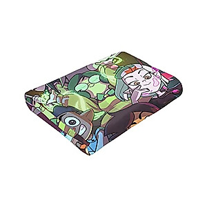 arzjqir Cartoon The Owl House Super Soft Flannel Throw Blanket Warm Cozy Flannel Blanket Lightweight Shaggy Air Conditioner Blankets Apply to Couch Bed Office Etc Blanket 50"x40"