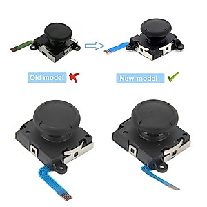 2Pcs Controller Joystick, Game Grip Button Joystick Scratch Resistant ABS Game Joystick Parts Replacement for Switch Lite [Video Game]