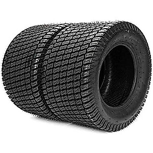 TRIBLE SIX 2 pcs Lawn Garden Mower Tractor Turf Tires - ST24x12x12 6 PR