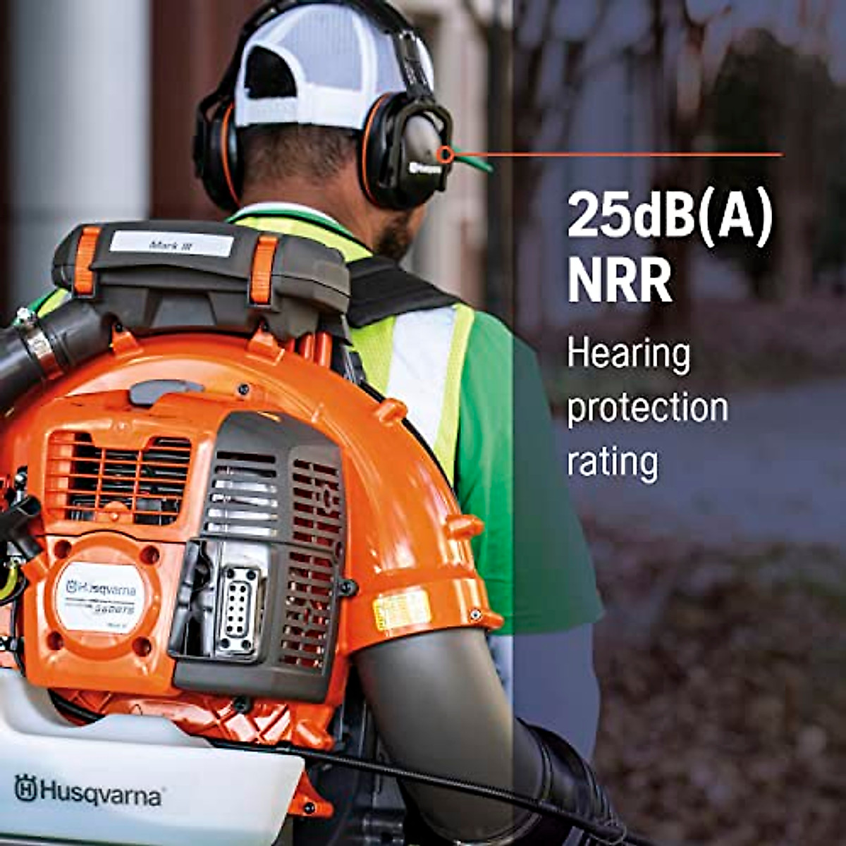 Husqvarna 531300089 Professional Headband Hearing Protectors Black