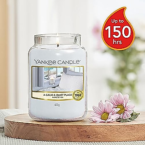 Yankee Candle A Calm and Quiet Place Jar, Grey, 10.7 x 10.7 x 16.8 cm