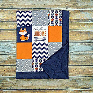 Baby Blanket - Fox Baby - Fox Baby Blanket - Minky Baby Blanket - Gender Neutral - Unisex Baby Blanket - Newborn