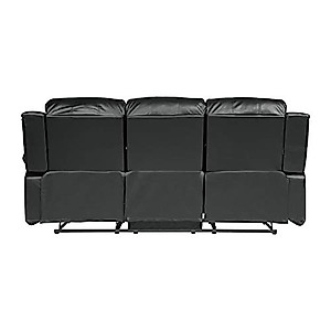 Lexicon Baluze Double Reclining Sofa, Black