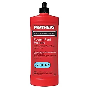 Mothers 83432 Professional Foam Pad Polish, 32 oz
