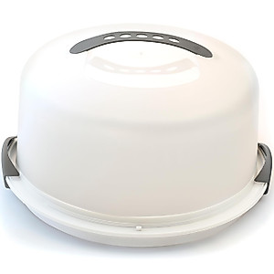 Extra Large Cake Storage Container, Cake Carrier With Handle 14 X 14 X 8 - Made in USA