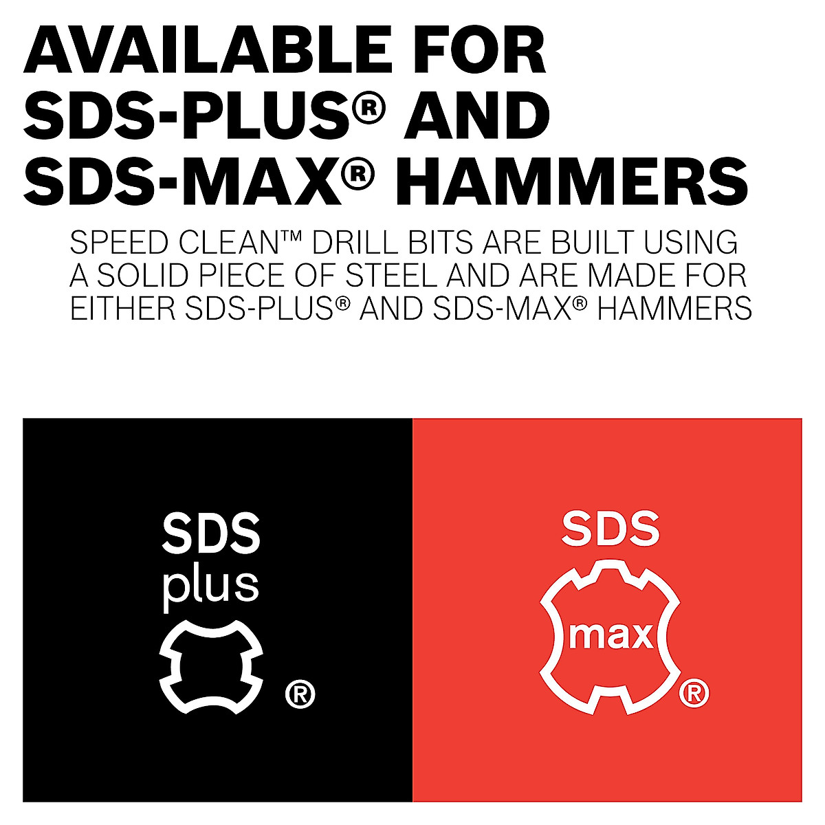 Bosch DXS5040 7/8 in. x 8 in. x 17 in. SDS-max® Speed Clean™ Dust Extraction Bit